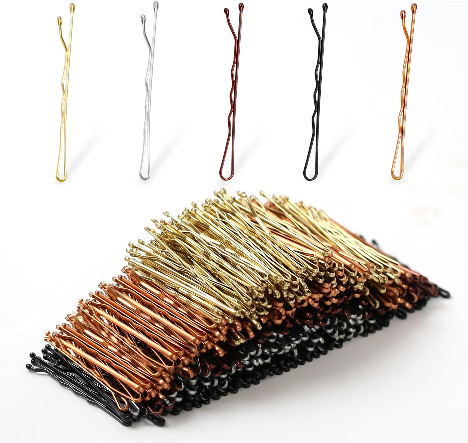 Amazon.com : PROPOG Bobby Pins 200 Pcs, Hair Pins for Buns & Updos Hair ...