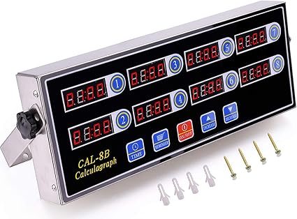 Amazon.com: Commercial 8 Channel Kitchen Timer Digital Restaurant ...
