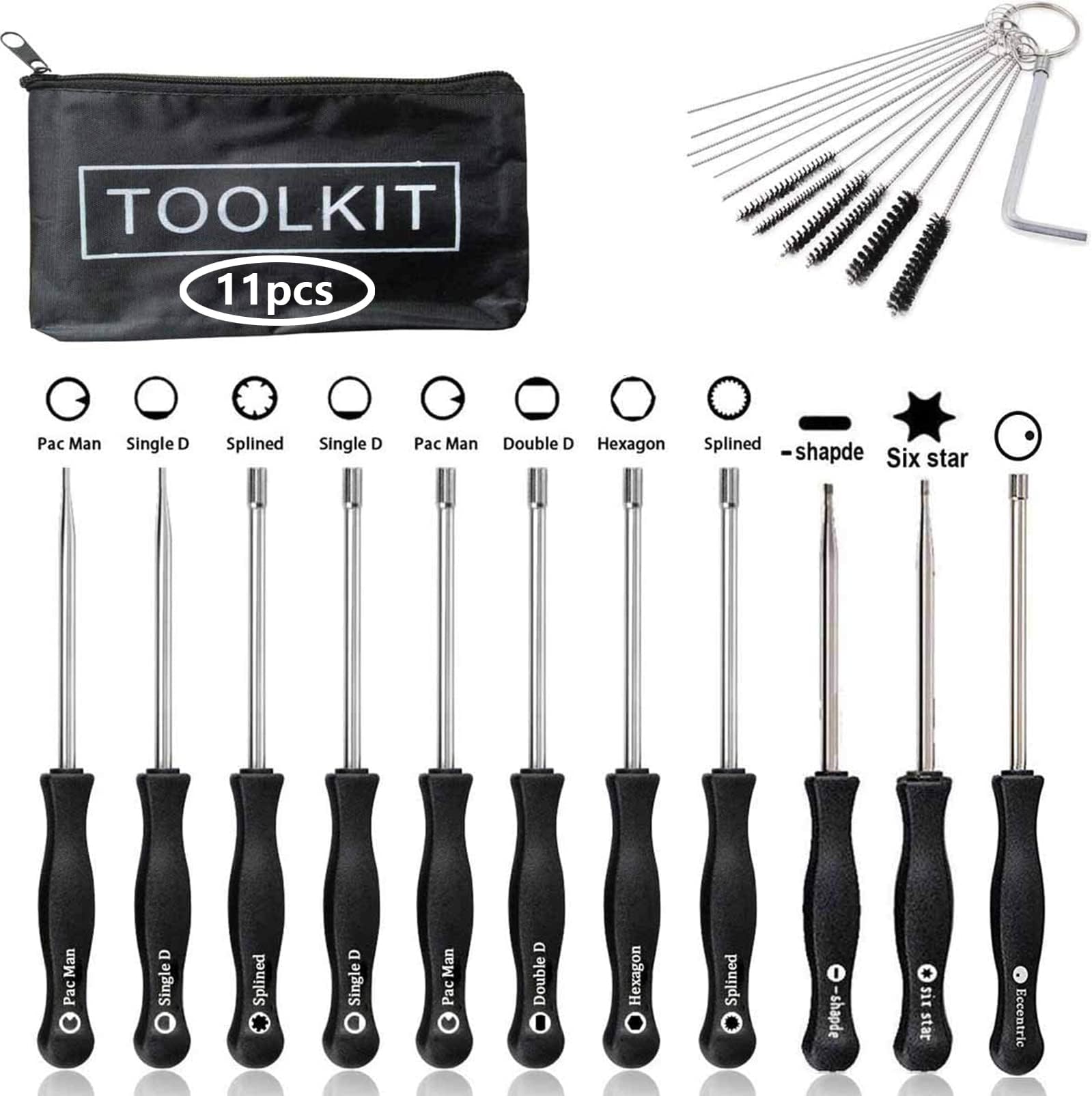 Amazon.com: 11 Pcs Carburetor Adjustment Tool Screwdriver Kit for ...