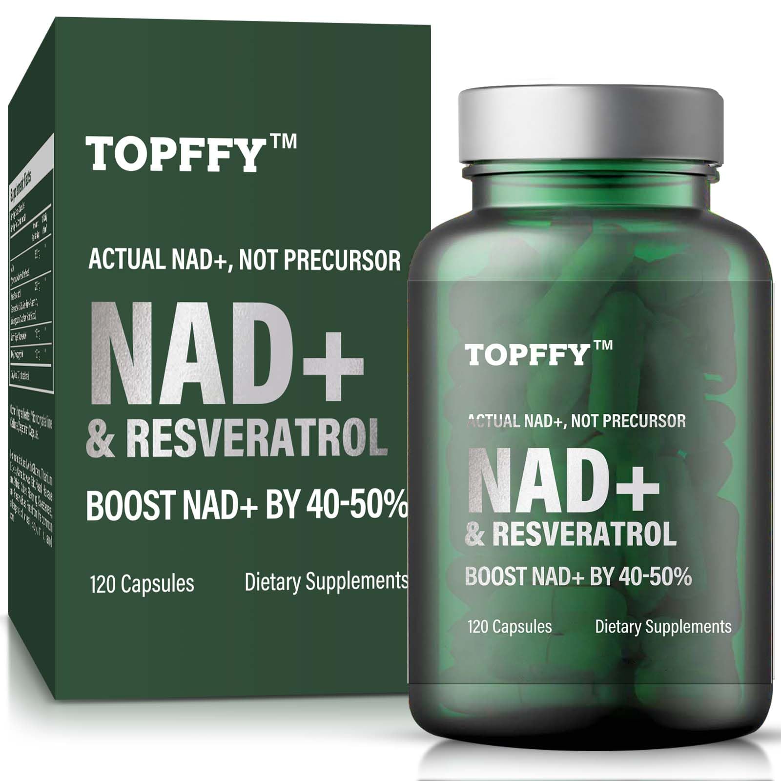 Snapklik.com : NAD+ Supplement, NAD+&Resveratrol Supplement For Max ...