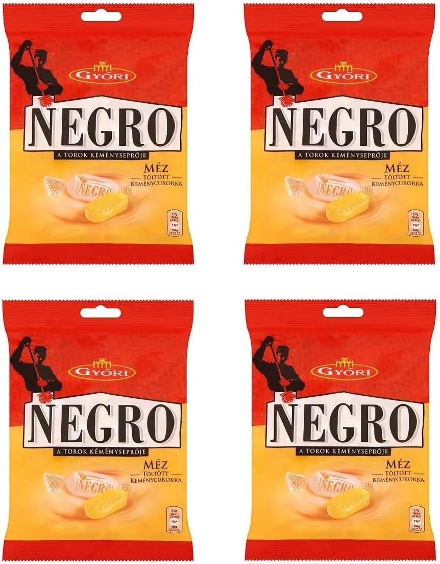 Amazon.com : Negro Classic Hard Candy Throat Lozenge Hungarian 4 pack 4 ...