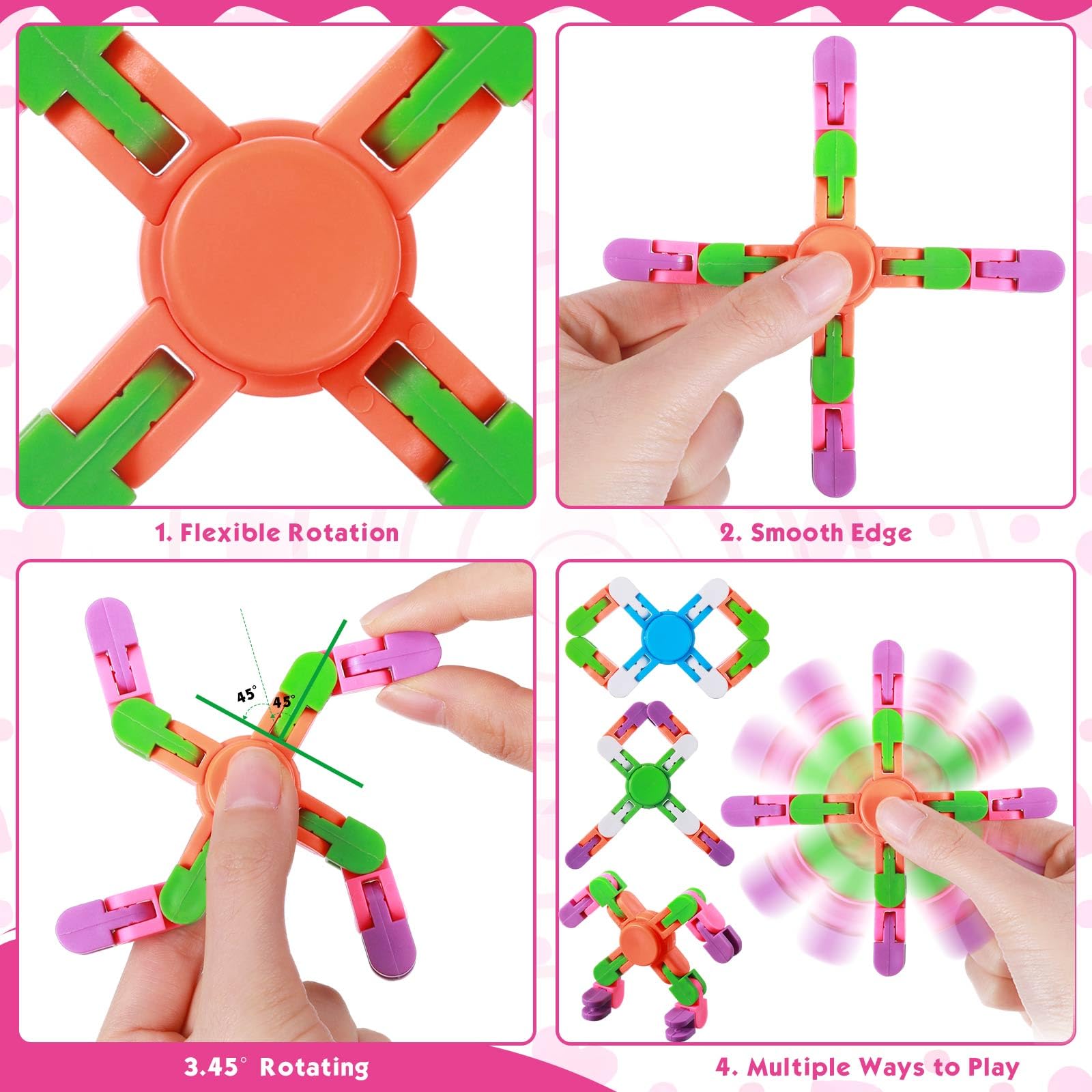 Snapklik.com : Zhanmai 36 Pack Fidget Spinners For Kids Fingertip Toys ...