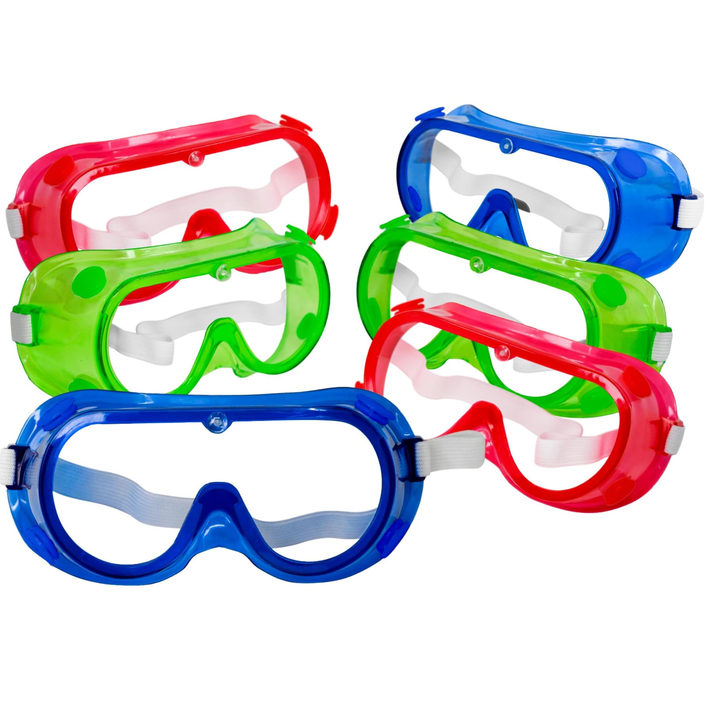 Snapklik.com : 24 Pack Of Kids Safety Goggles, Lab Goggles Fit Over ...