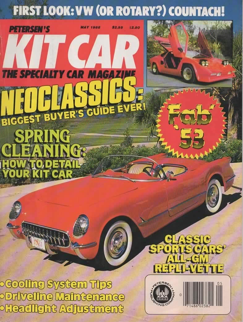 Petersen's Kit Car The Specialty Car Magazine May 1988 (Volume 7 ...