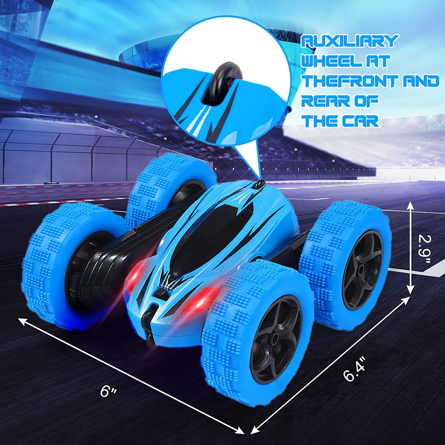 Acekid Paquete de 3 autos a control remoto, autos de acrobacias RC para ...