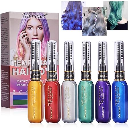 Amazon.com: Professional Hair Dye Temporary Hair Color Stick Non-toxic ...
