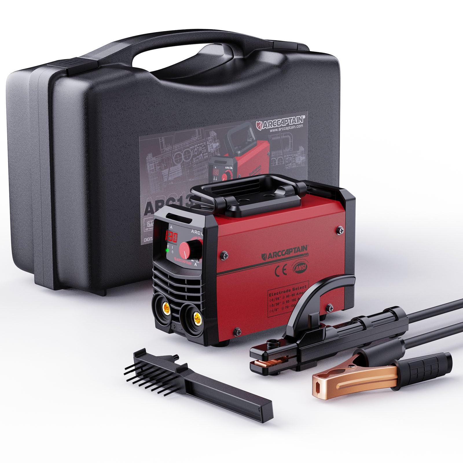 Snapklik.com : ARCCAPTAIN Mini Stick Welder 130A ARC Welding Machine ...