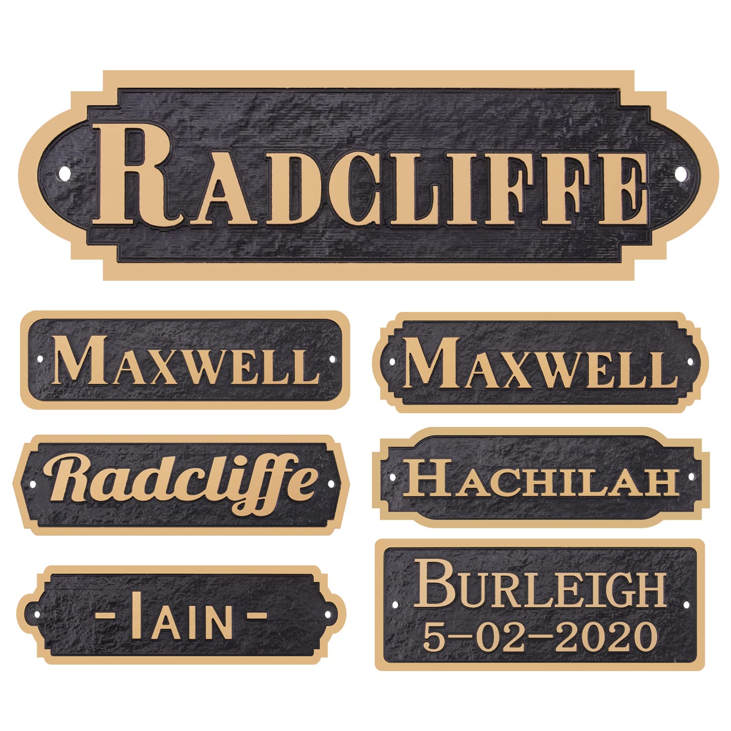 Amazon.com: Acrylic Horse Stall Name Plate, 2.4" x 8" Personalized ...