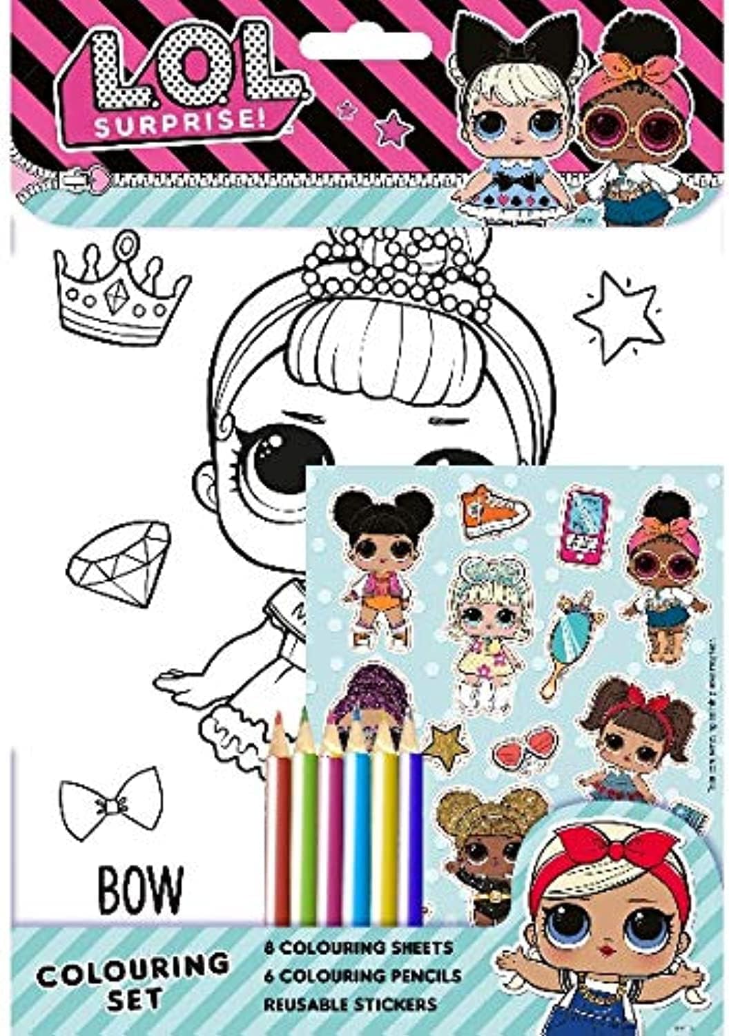 Alligator Books LOL Surprise Colouring Set : Amazon.co.uk: Toys & Games