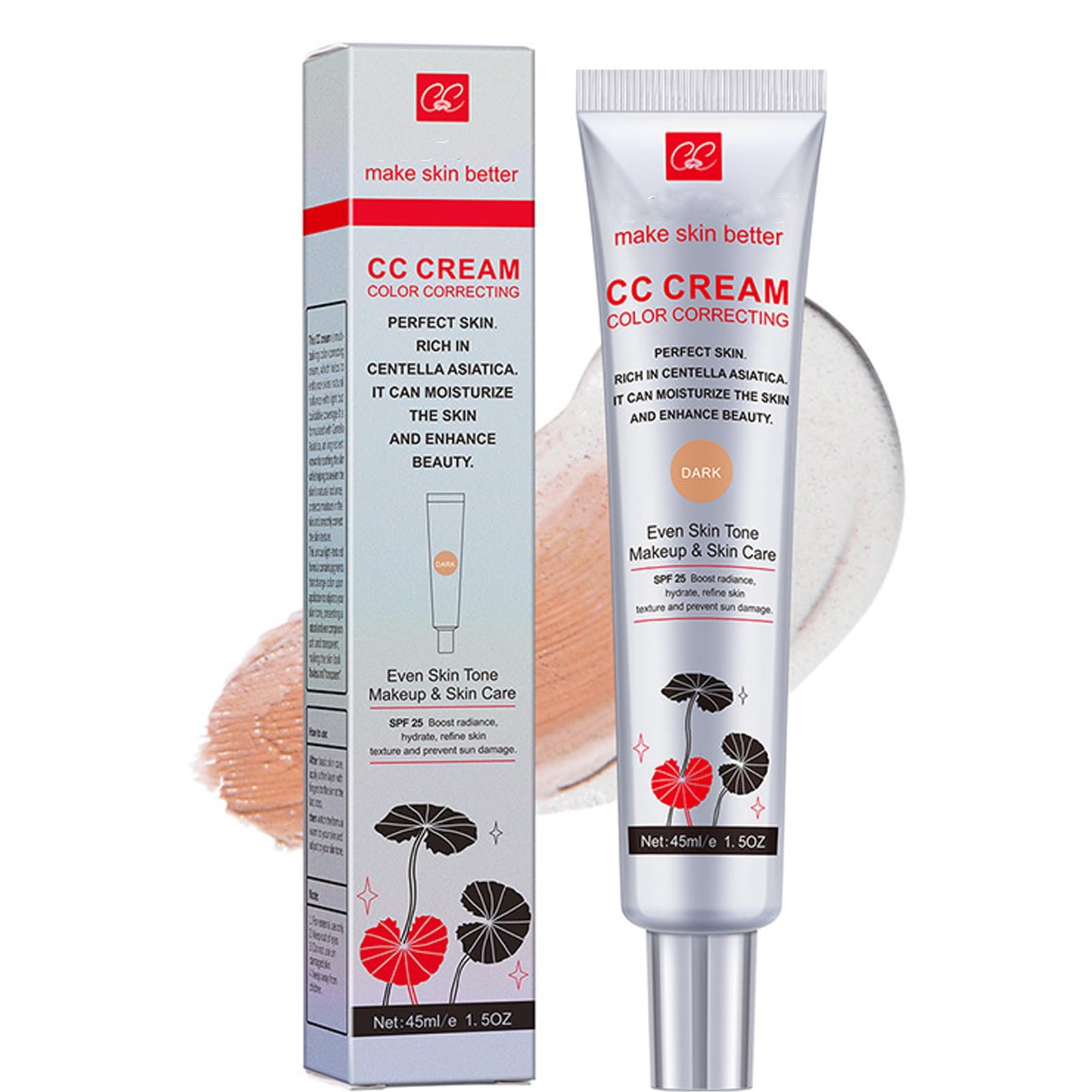 Centella Asiatica CC Cream - Color Correcting CC Cream with SPF 25 ...