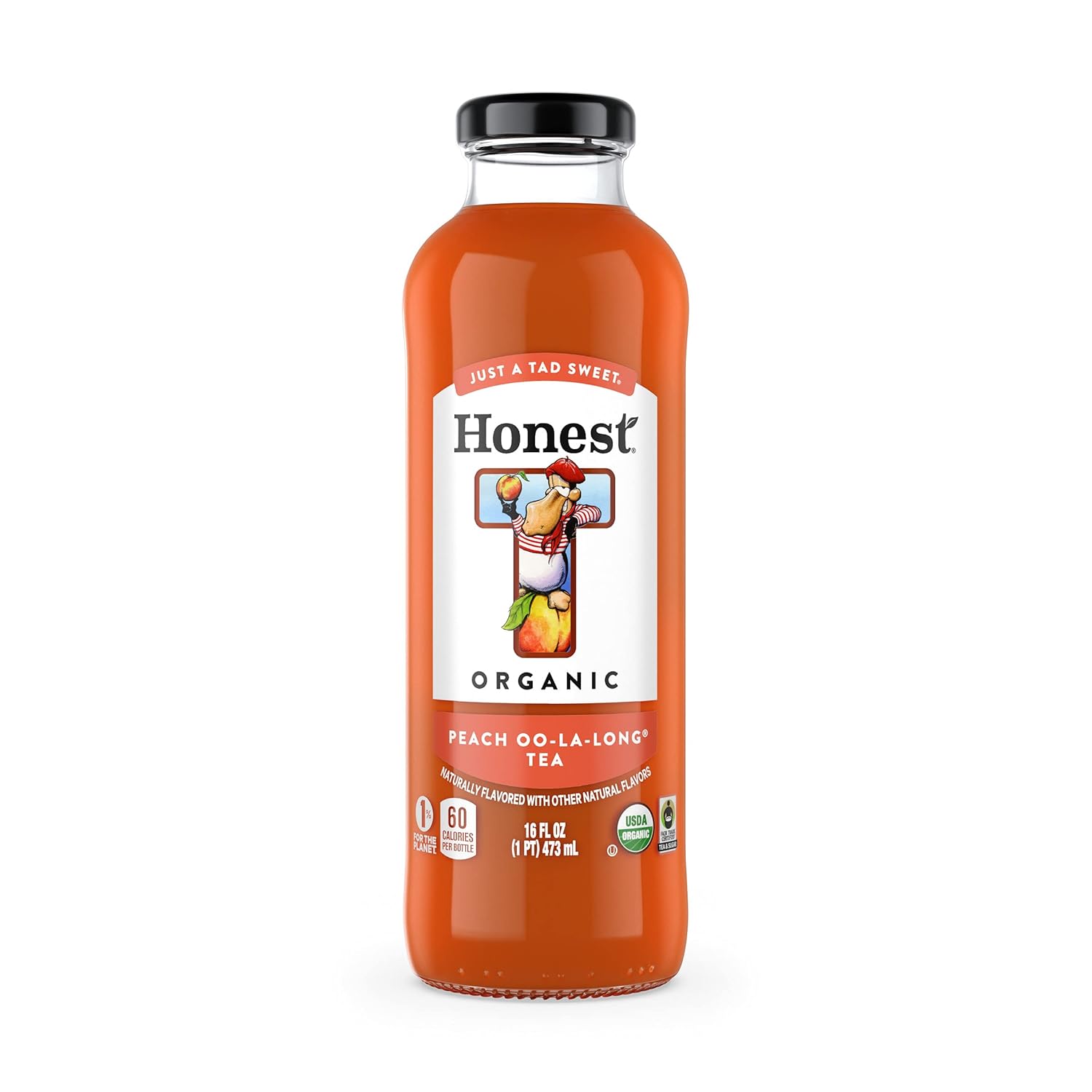 Amazon.com : Honest Tea Organic Iced Tea, Peach Oo-La-Long,16 oz ...