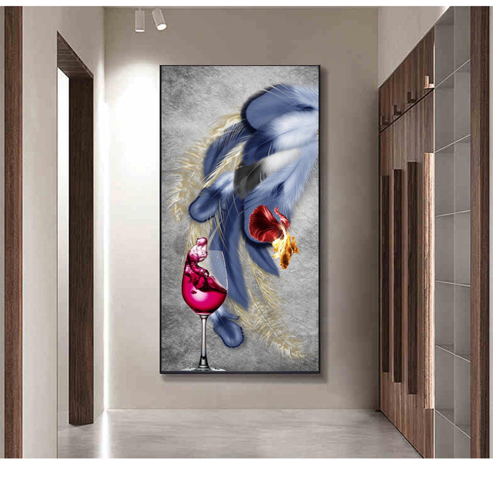 Simple Abstract Glass Painting Designs