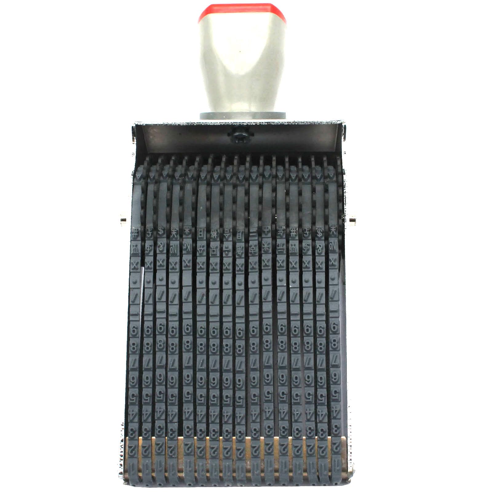 Amazon.com : ZHEHUA Ink Stamps,16 Digits Changeable Alphabet Number ...