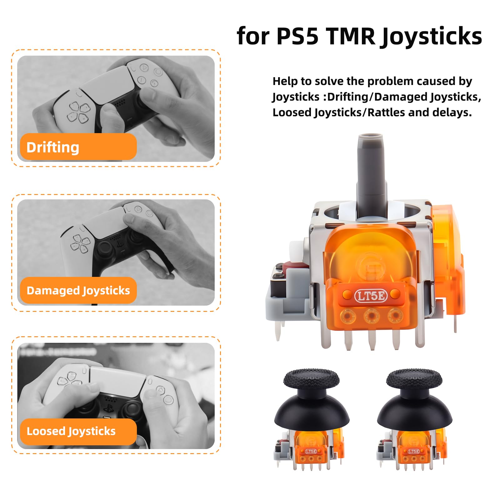 Snapklik.com : HGamyox TMR Electromagnetic Joysticks Replacement For ...