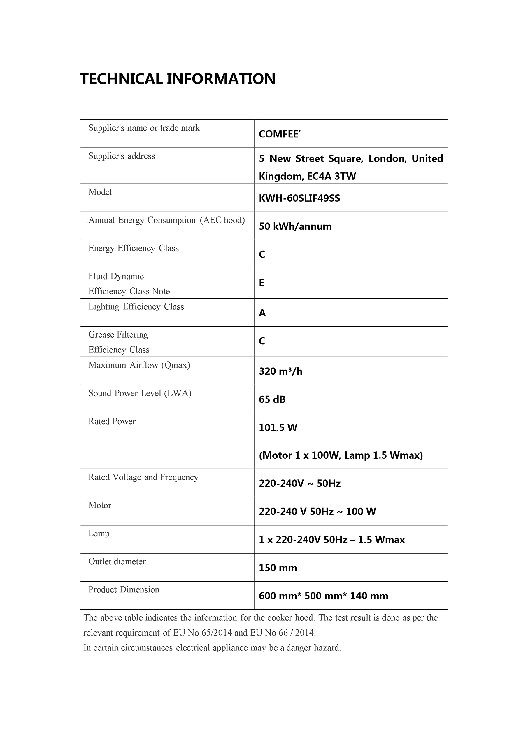 CDA CST61SS 60cm Stainless Steel Slimline Visor Cooker Hood Extractor ...