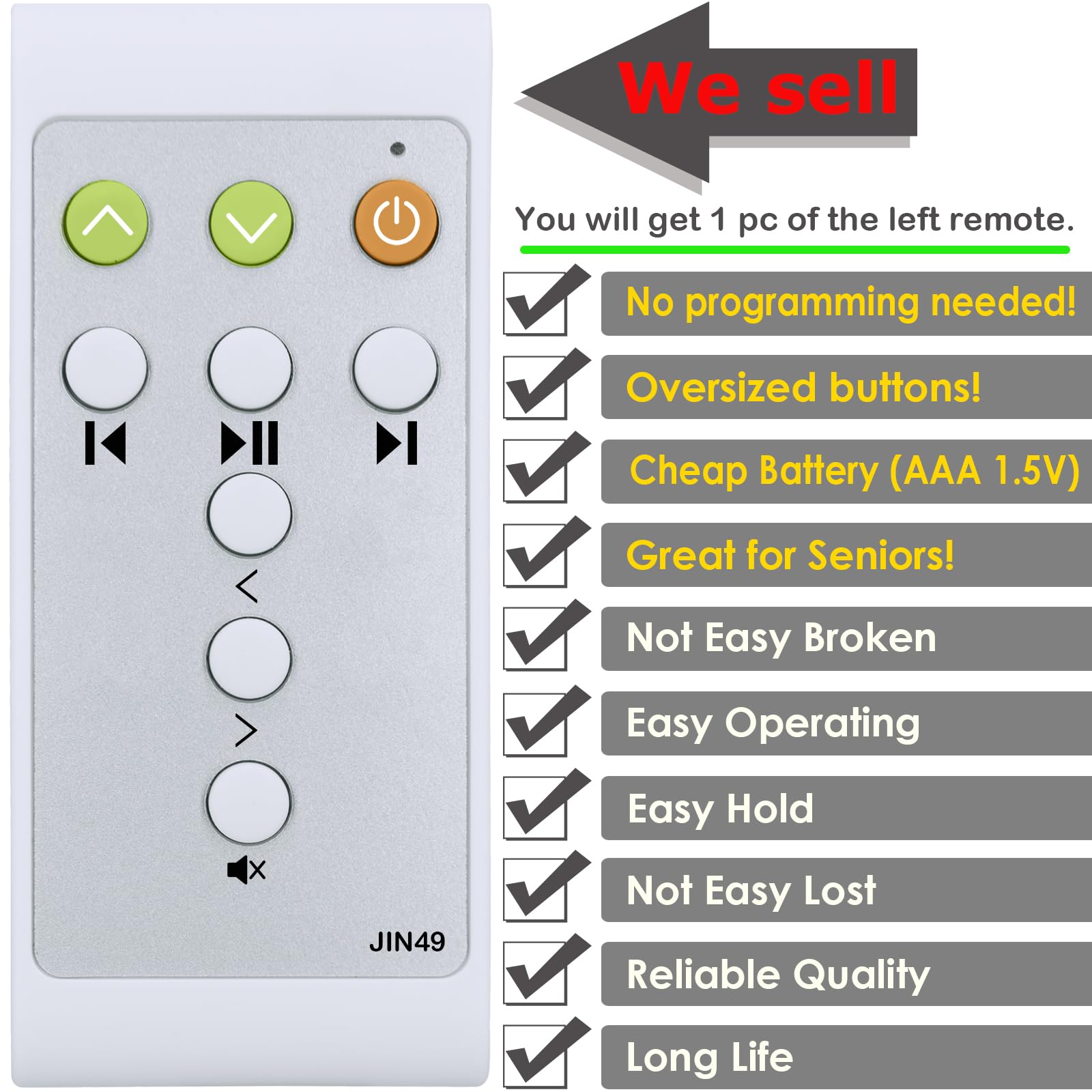 Snapklik.com : Replacement Remote Control For KEF Speaker System LS50 ...