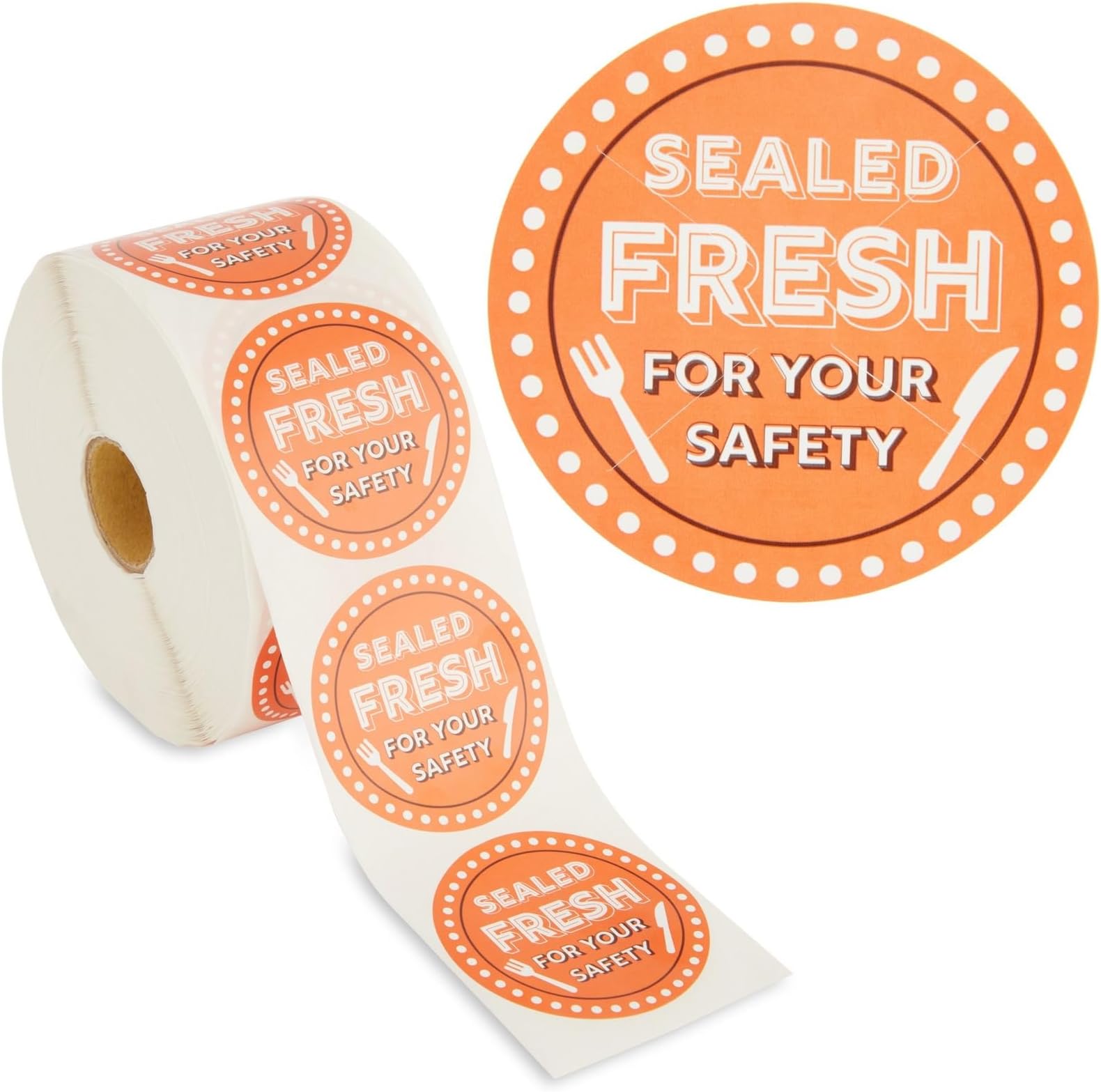 Amazon.com : Food Delivery Tamper Evident Stickers,Sealed for Freshness ...