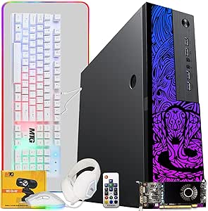 Amazon.com: Gaming Desktop PC Computer, TechMagnet Cobra, Intel Core i5 8th Gen, AMD RX 550 ...