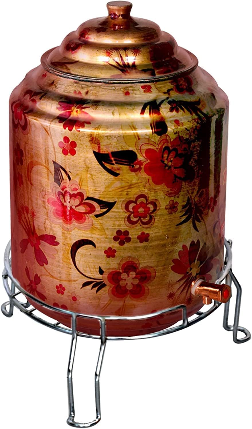 Amazon.com | GOODGRIEF 16 LITER COPPER CONTAINER,COPPER POT,COPPER TANK ...