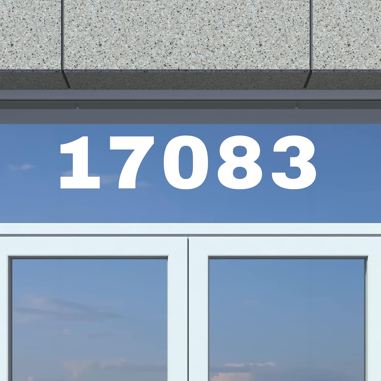 Amazon.com : Custom Storefront Address Numbers Vinyl Decal Sticker ...