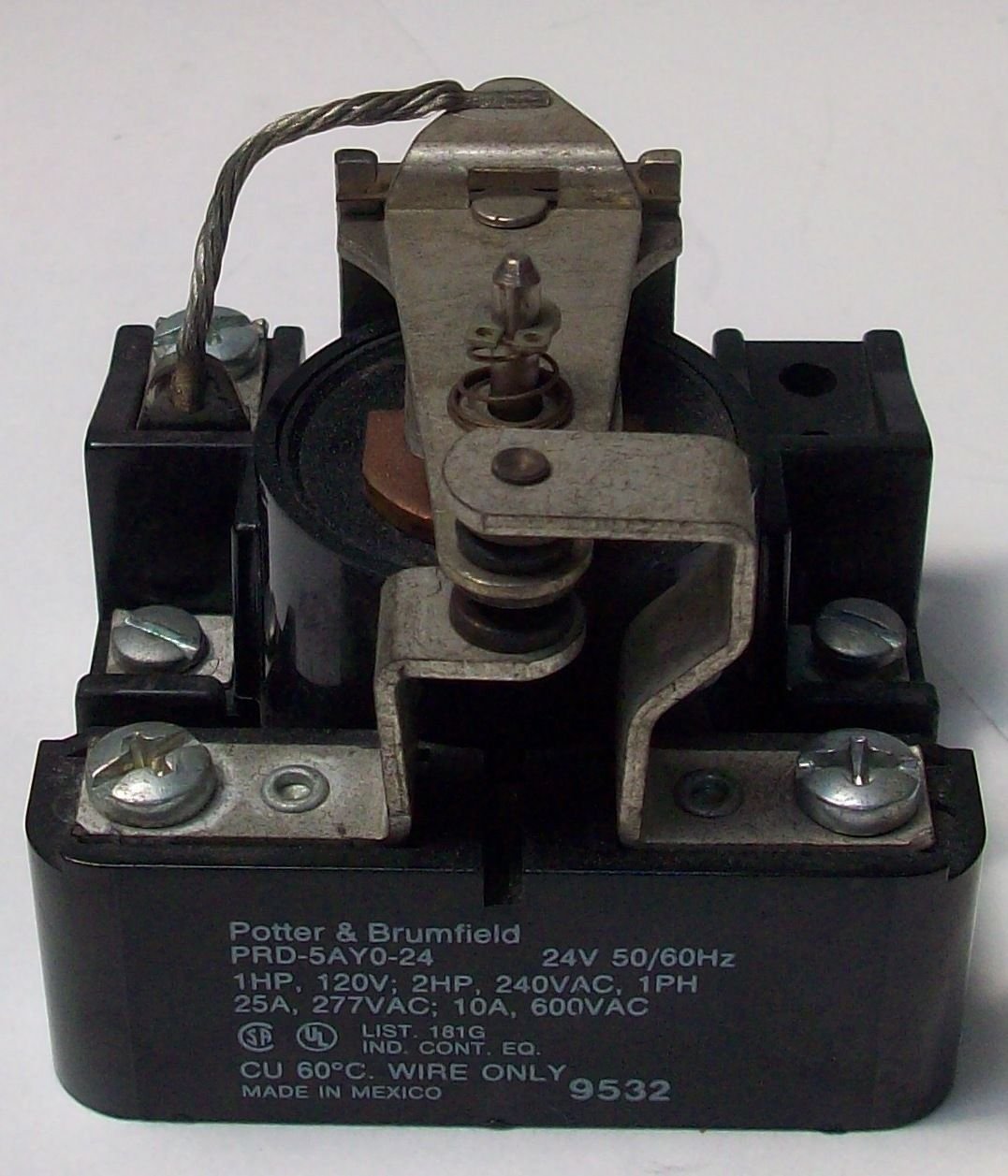 TE CONNECTIVITY / POTTER & BRUMFIELD PRD-5AY0-24 POWER RELAY, SPDT ...