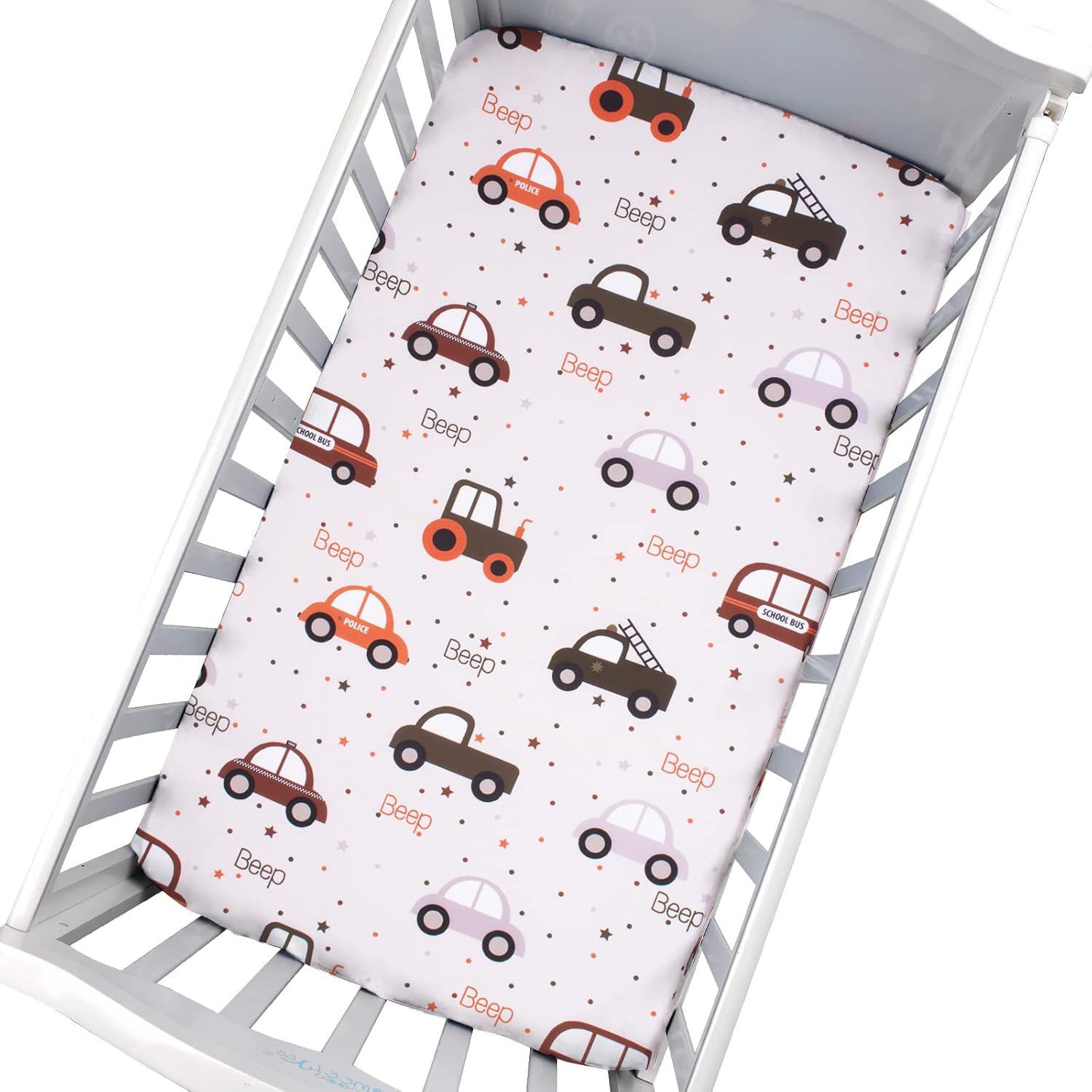 Amazon.com : Cloele Fitted Crib Sheet - Baby Nursery Sheet 100% ...