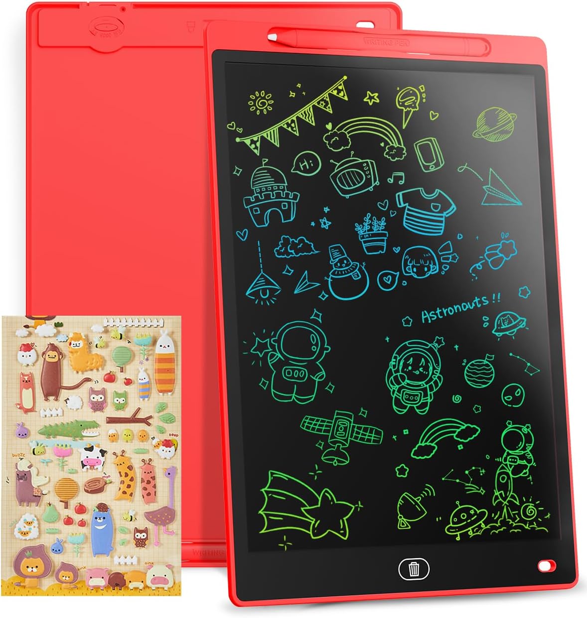 Genialba 12 inch LCD Writing Tablet - Colorful Screen Drawing Board for ...