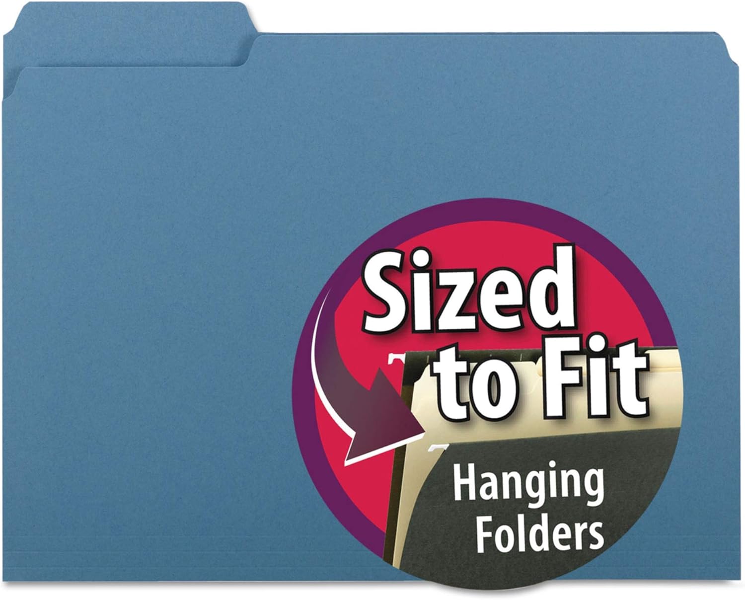 Amazon.com : Smd10239Us Folder Ltr Int 1 3 Be : Colored File Folders ...