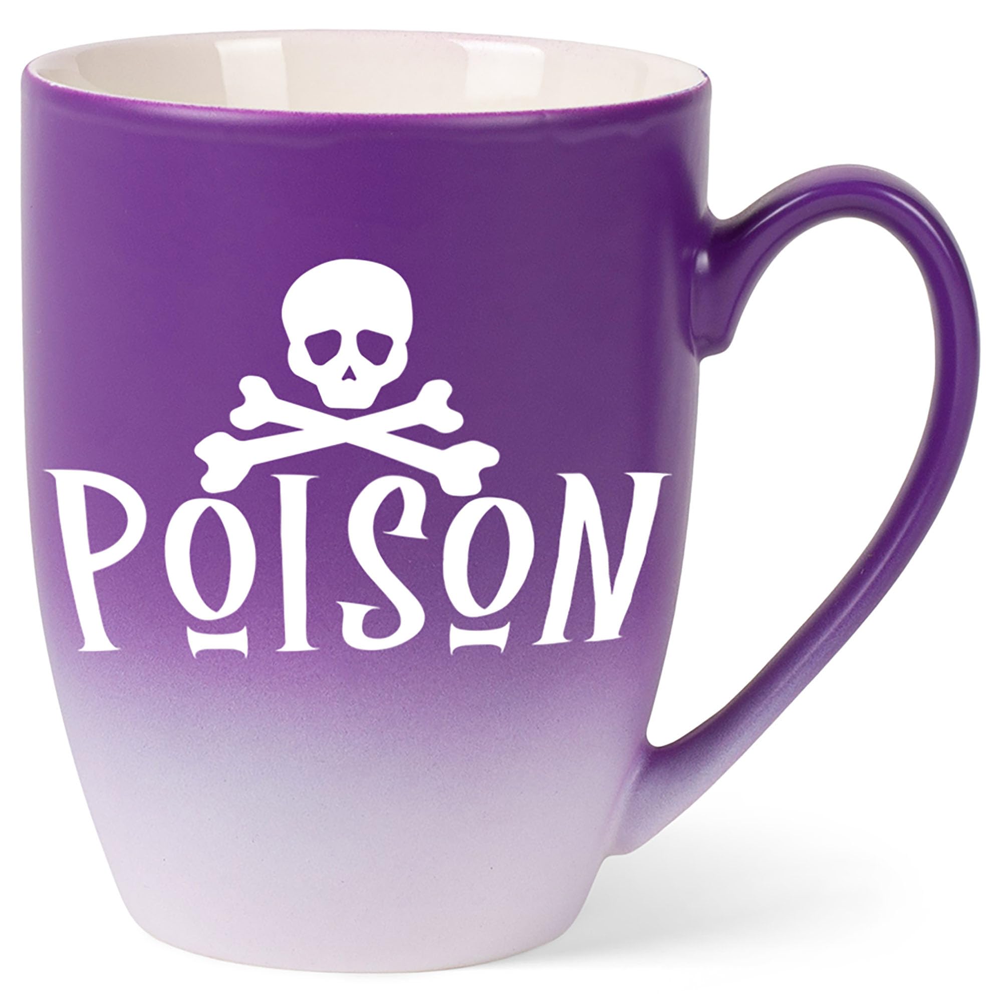 Amazon.com: Elanze Designs Poison Skull Two Toned Ombre Matte Purple ...