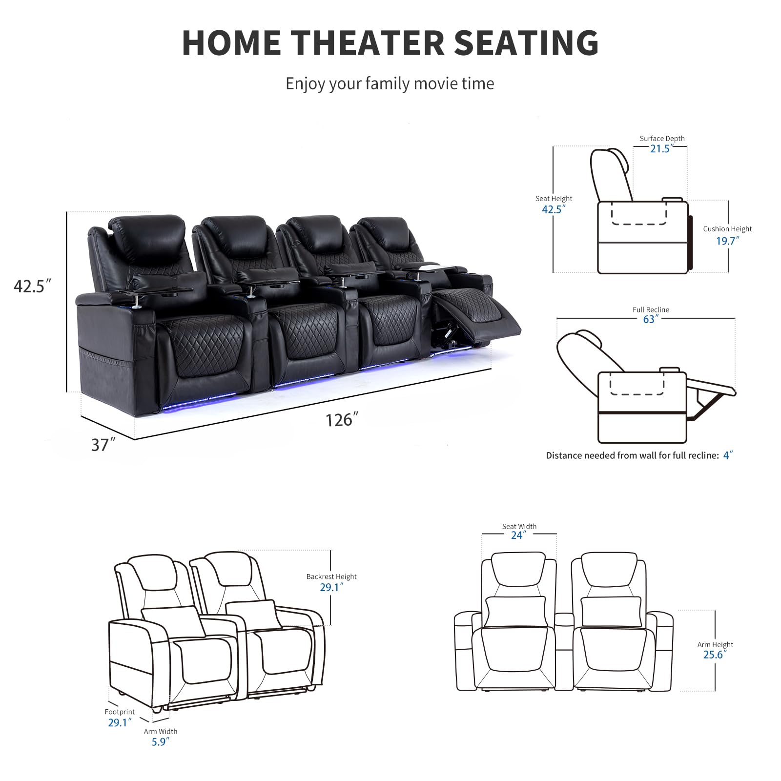 Home Theater Dimensions Big Vs Small Room Or Bedroom Vs Living Room
