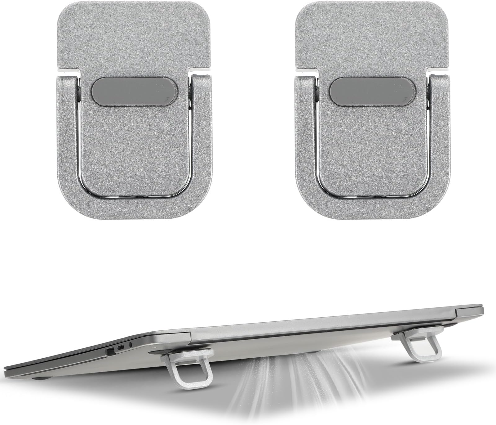 Amazon.com: Qiveno 2Pcs Self-Adhesive Keyboard Stand for Desk ...