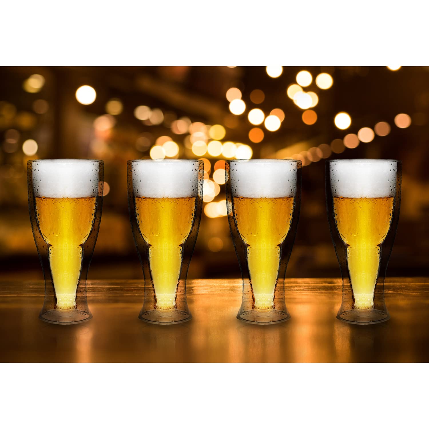 Beer Glass Double Wall Tumbler Premium Double Wall Thermal Beverage