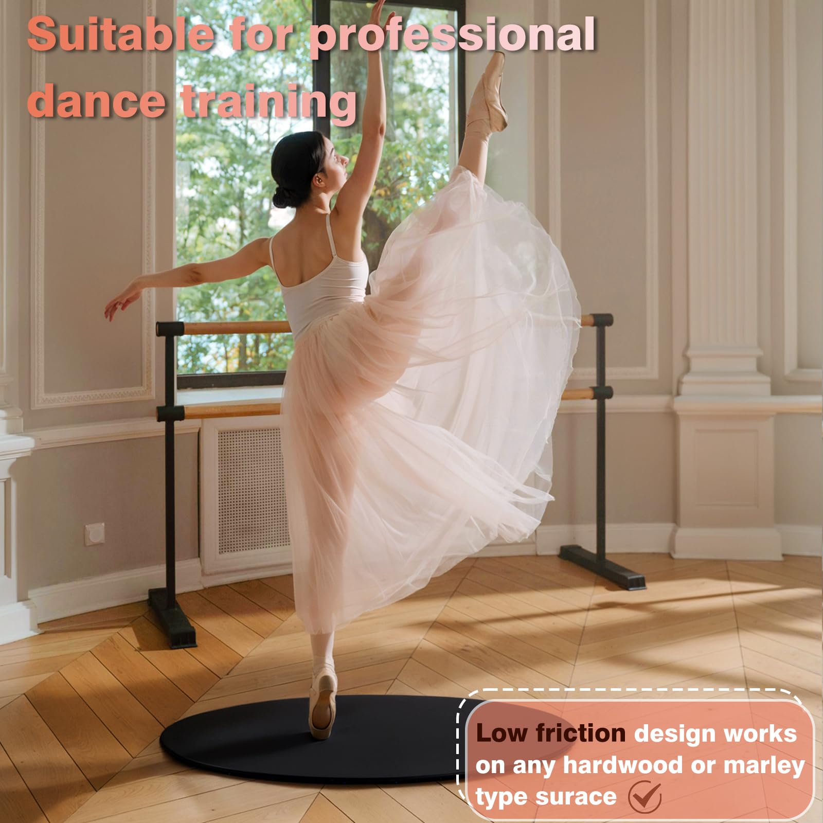 Snapklik.com : 31inch Portable Dance Floor, Ballet Training Equipment ...