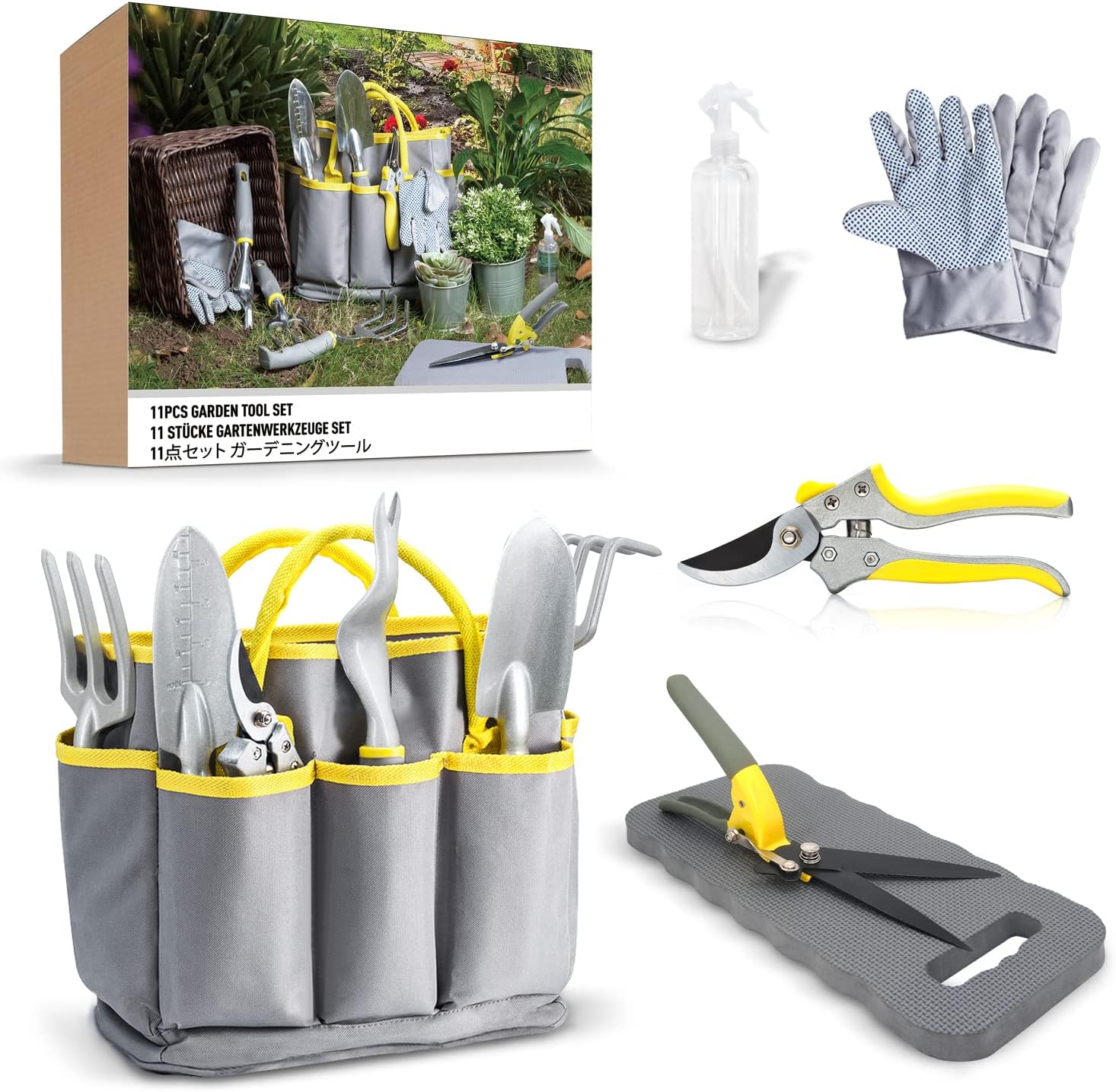 Amazon.com : Laura Ashley Gardening Tool Bag & Garden Tools Gift Set ...