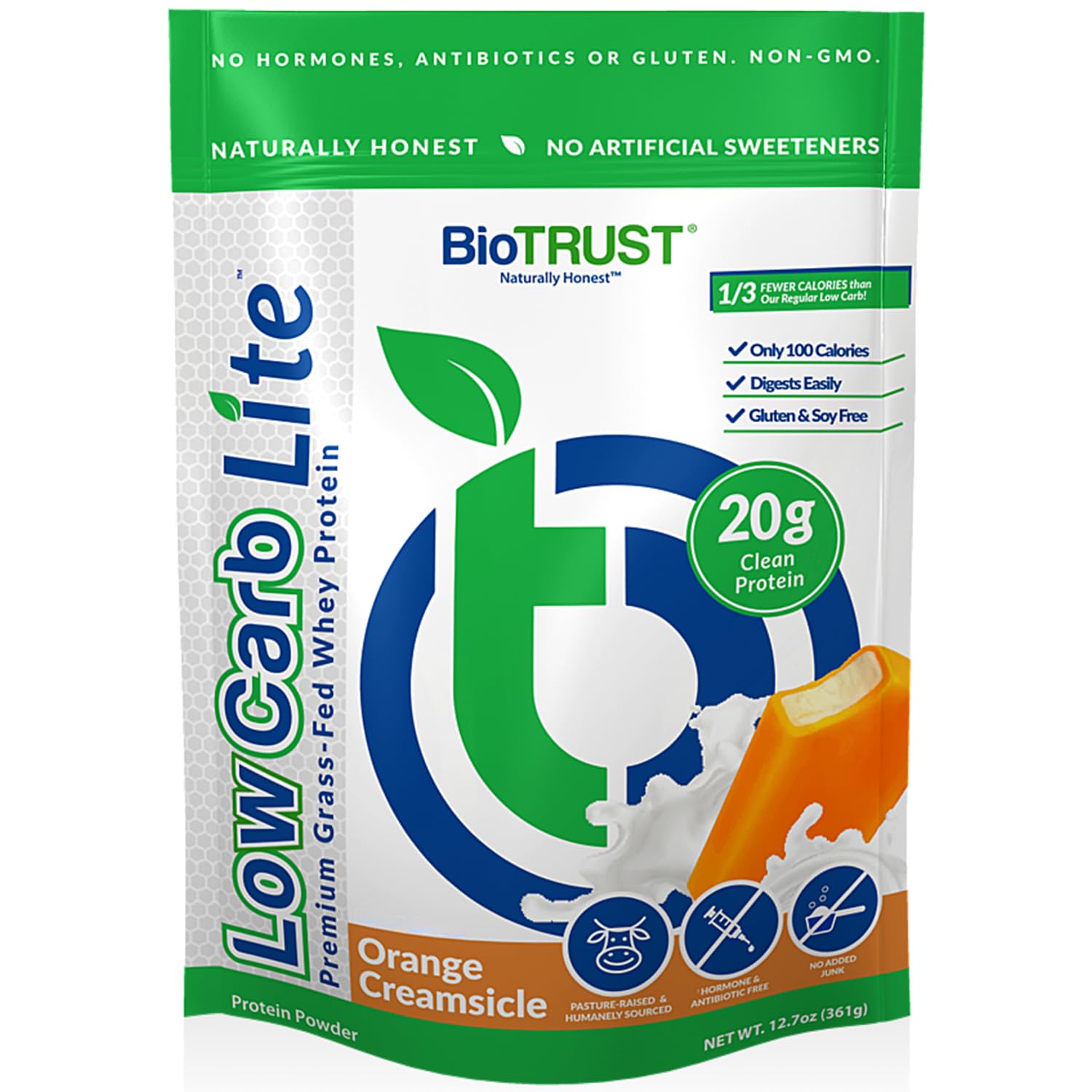 Amazon.com: BioTrust Low Carb Lite, 20 Grams of Grass-Fed Whey Protein ...