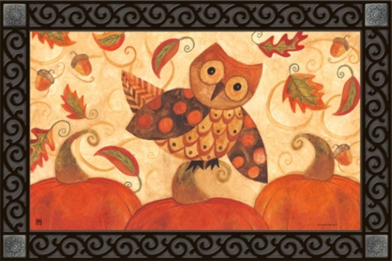 Amazon.com : Fall Frolic Doormat by MatMates : Mat Mates : Patio, Lawn ...