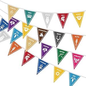 Amazon.com: Tudomro Greek Mythology Party Decorations 14 Greek Gods ...