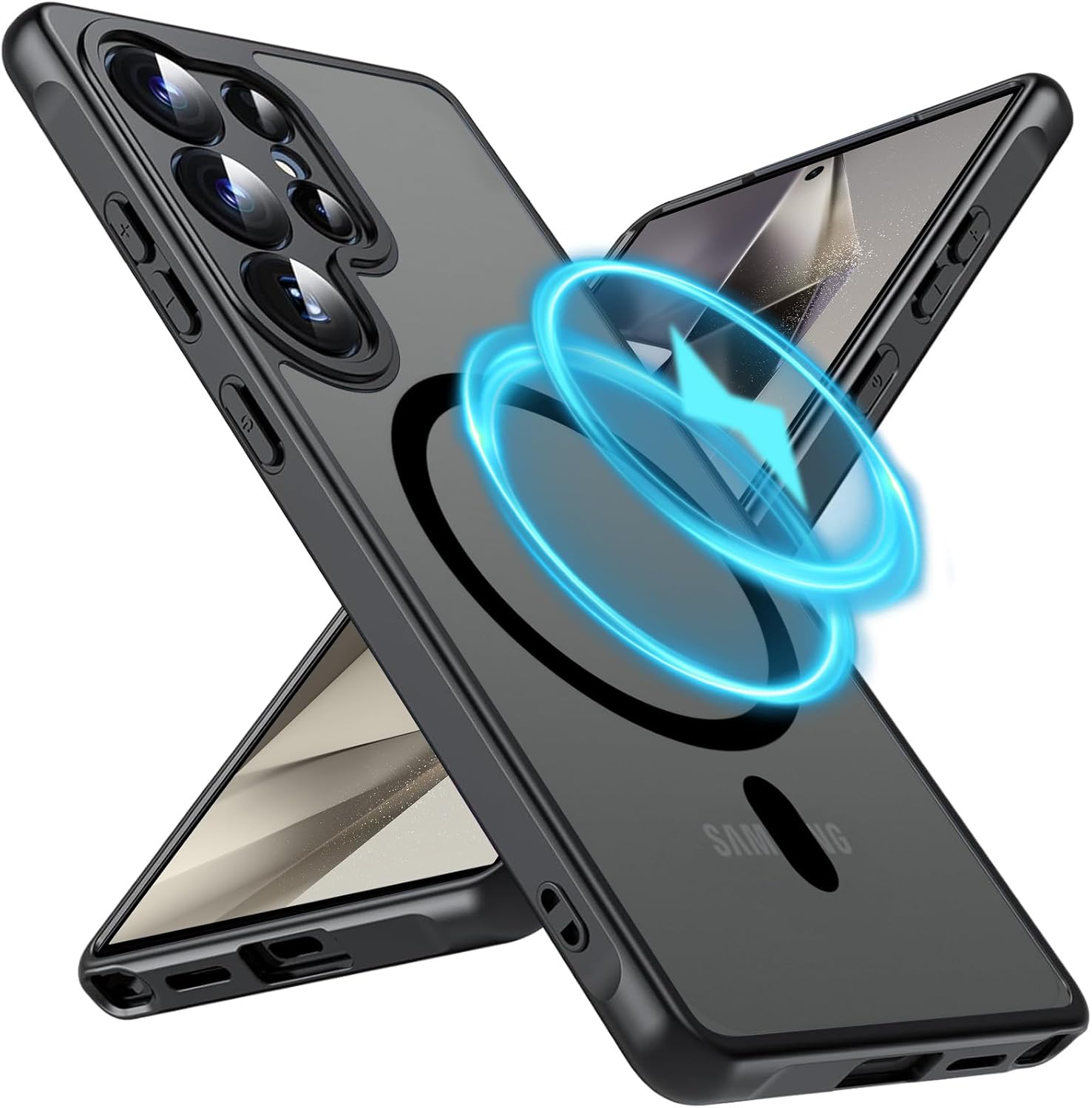 Amazon.com: Theyakmer Magnetic Case for Samsung Galaxy S25 Ultra - [Compatible with MagSafe ...