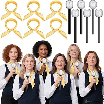 Amazon.com: Chicingyou 12 Pcs Halloween Bellas Costume Accessories, 6 ...