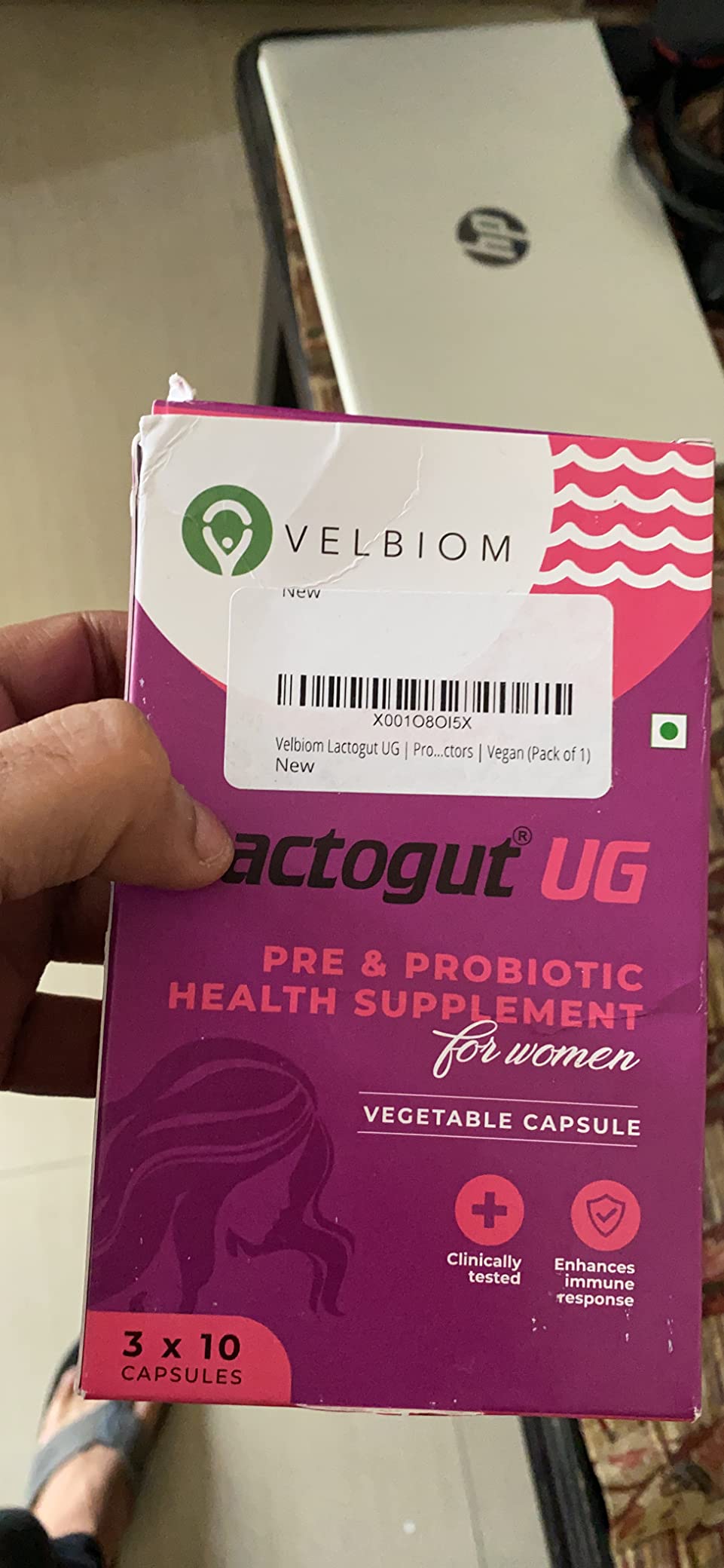 Buy Velbiom Lactogut UG Probiotics for Women's Health, Urogential ...