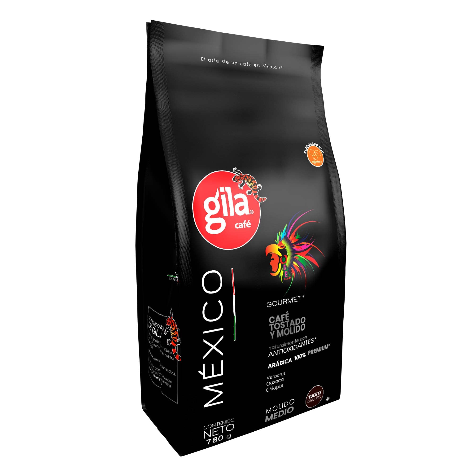 Café GILA, Cafe Mexico tostado y molido, Bolsa 780g México : Amazon.com ...
