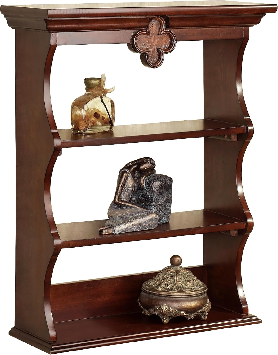 Amazon.com: Touch of Class Kingscourt Traditional Style Wall Shelf ...