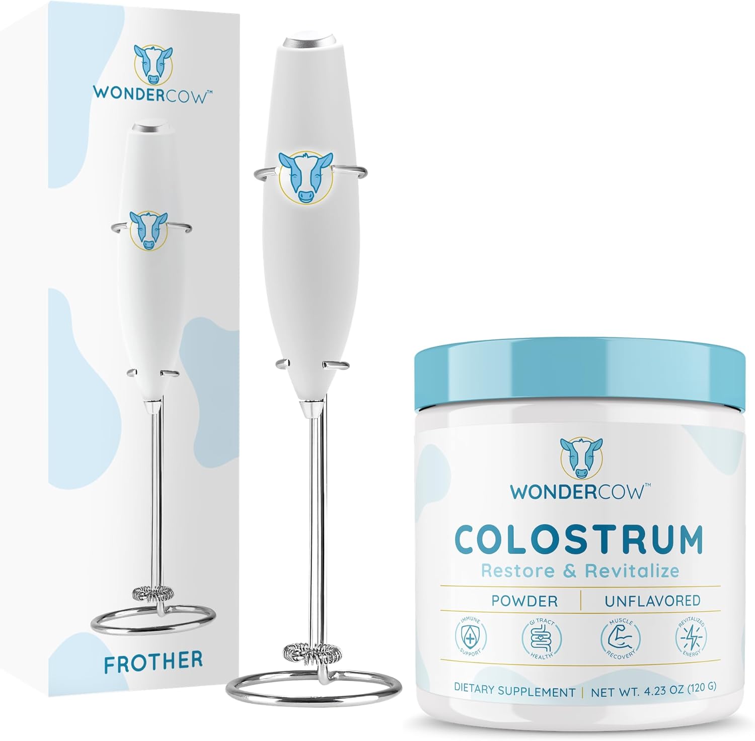 Amazon.com: WONDERCOW Bovine Colostrum Powder Supplement for Gut Health ...