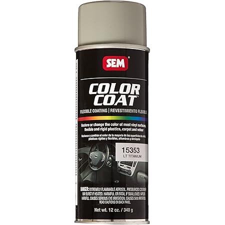 Amazon.com: SEM Products 15353 Lt Titanium Color Coat - 12 oz. : Automotive