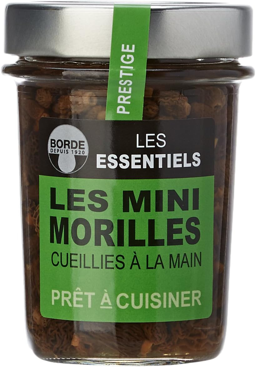 Borde Mini Morilles en Conserve Bocal 90 g : Amazon.fr: Epicerie