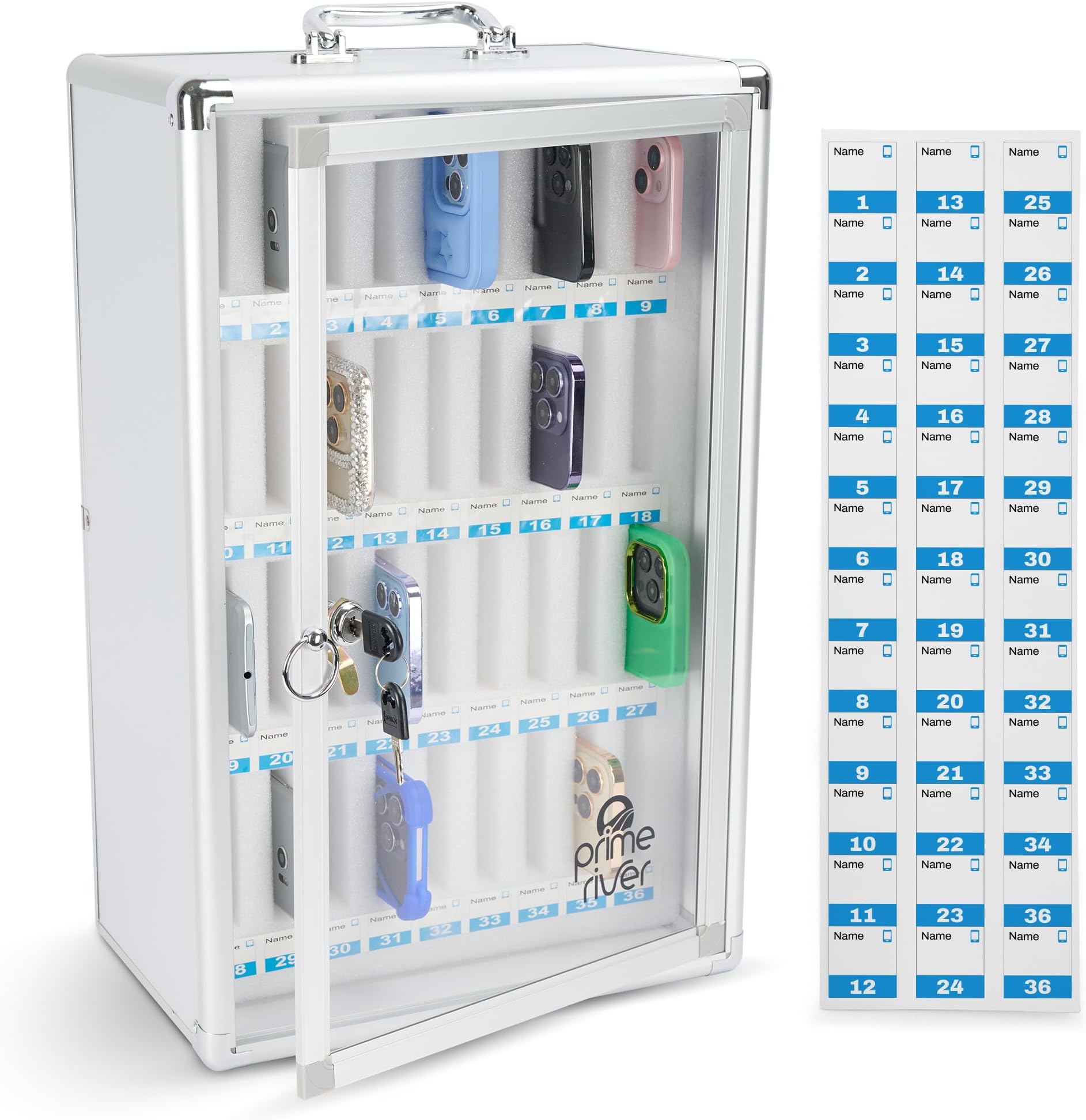 Amazon.com: Cell Phone Locker for Classroom, Gym & Office | Durable ...