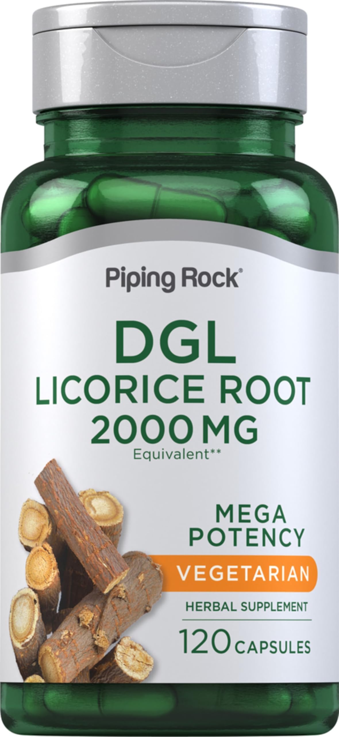 Amazon.com: Piping Rock DGL Supplement | 2000mg | 120 Capsules ...