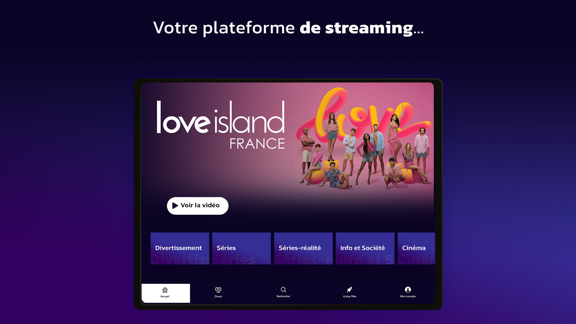 6play, TV Live, Replay & Streaming:Amazon.fr:Appstore for Android