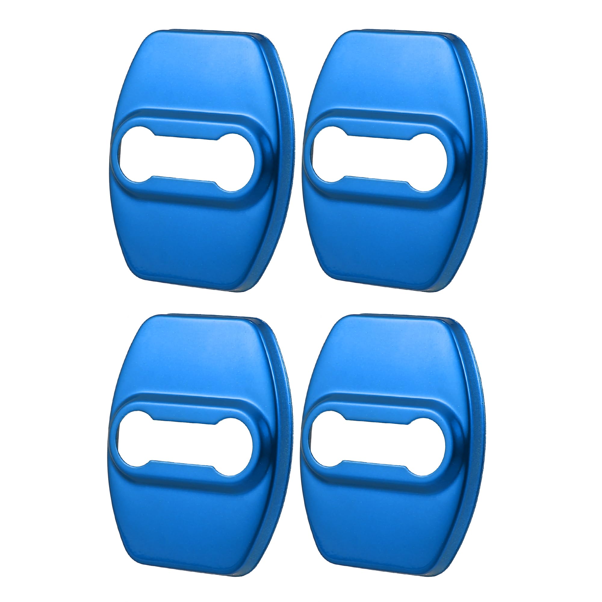 Amazon.com: X AUTOHAUX 4pcs Car Door Lock Latches Cover Stainless Steel ...