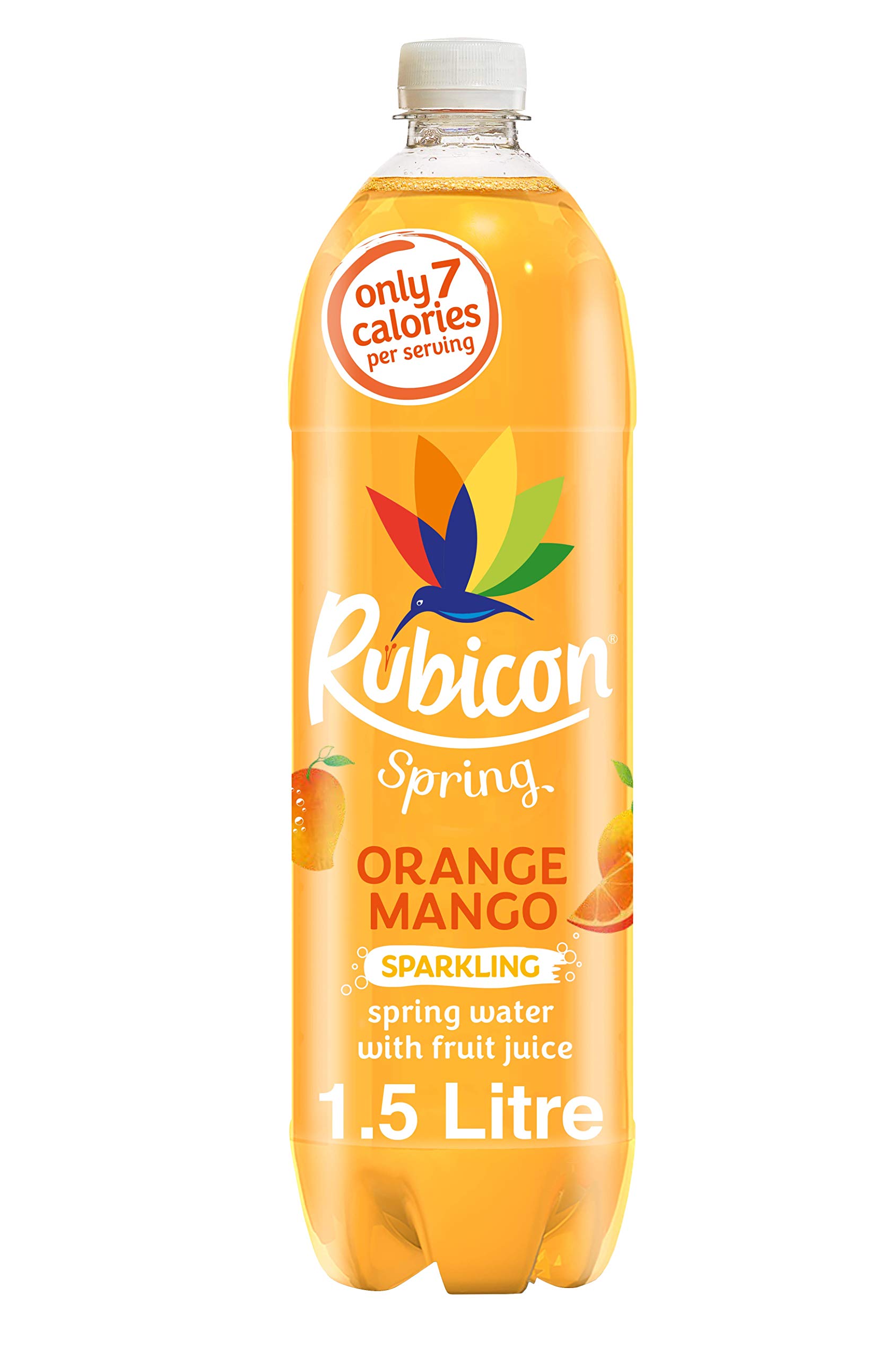 Buy Rubicon Spring 1.5L Orange Mango, Sparkling Spring Water with Real ...